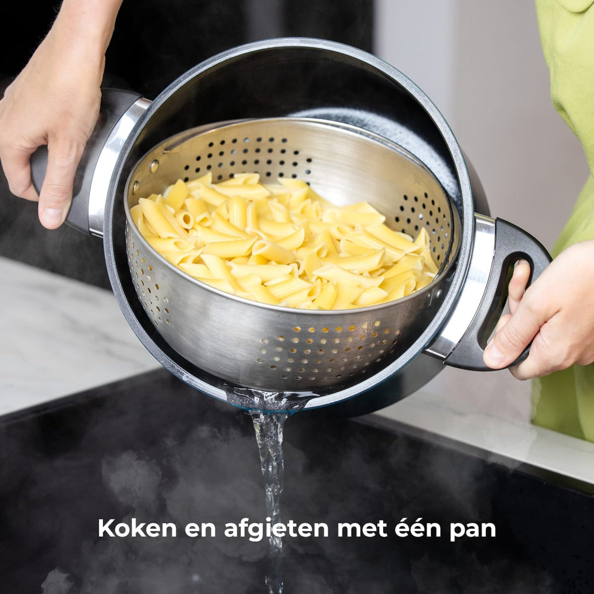 Kelton Complete 4-in-1 stapelbare 26-delige pannenset